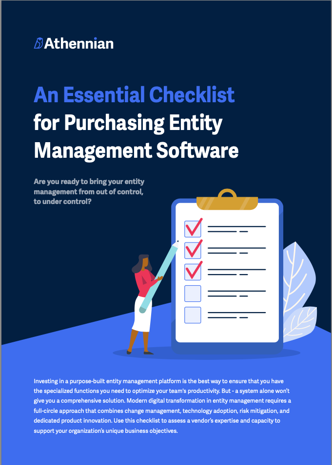 Essential Checklist for Entity Management Software | Athennian